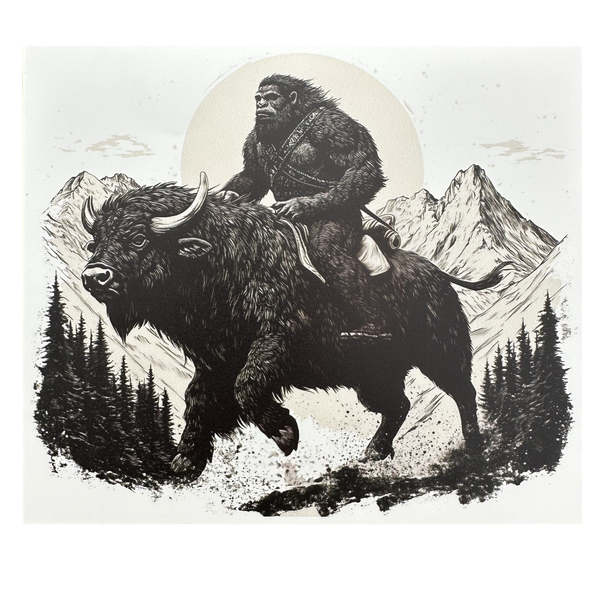 Bigfoot Buffalo Soldier Decal Sticker – Blurry Creatures